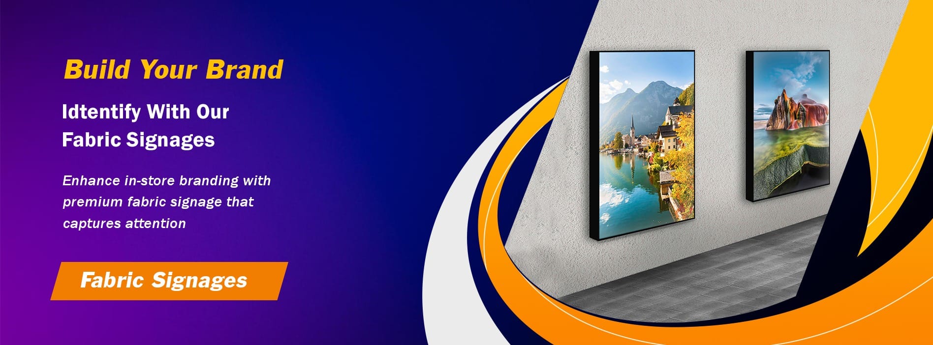 Fabric Signages Manufacturer & Supplier | Vivida Display